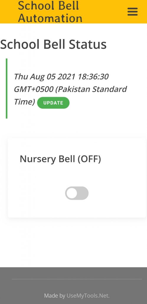 Smart Wifi School Bell Controller – AbiTechTure.com